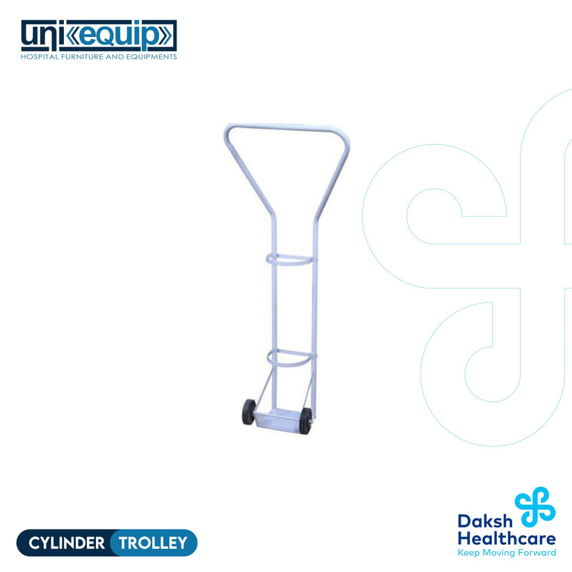 Uniequip Small and Jumbo Cylinder Trolley for Hospital / Clinic and Ho ...